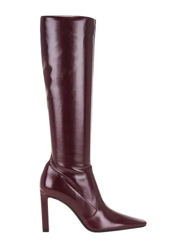 Saint Laurent Francoise Boot - Vintage Bordeaux