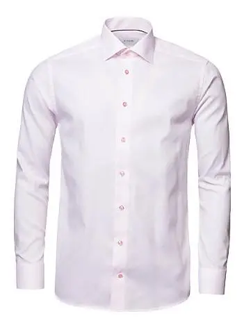 Eton Business Slim-fit Cotton Shirt - Pink