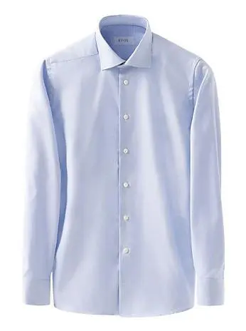 Eton Business Contemporary-fit Cotton Shirt - Light Blue