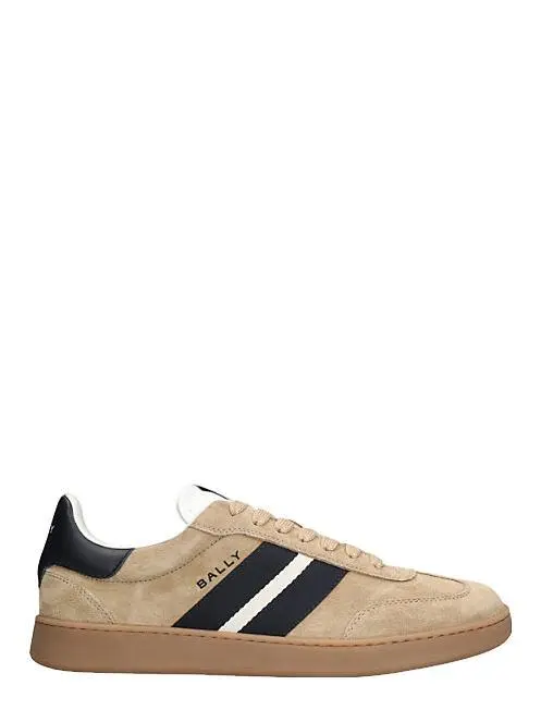 Bally Suede Low Top Sneakers - Beige Comb
