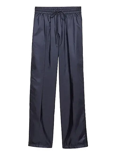 Prada Re-nylon Wide-leg Woven Trousers - Blue