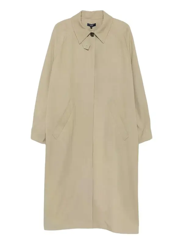 Soeur Raglan-sleeve Coat - Green