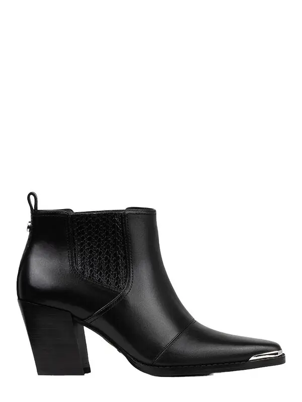 DONALD PLINER Wili Western Booties - Black