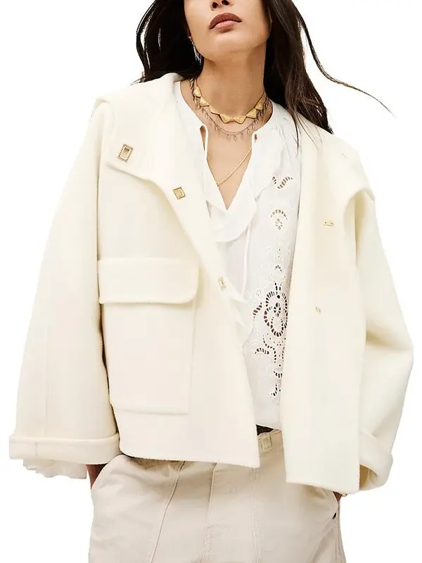 Ba&sh Kove Coat - Off White
