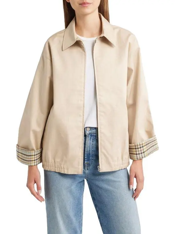 Rag & Bone Carrie Front-zip Jacket - Beige