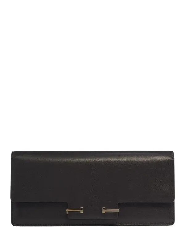 TOM FORD Leather East/west Shoulder Bag - Black