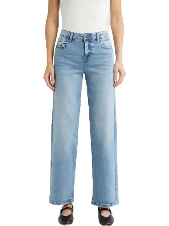 HIDDEN JEANS Wide-leg Dad Jeans - Medium Wash
