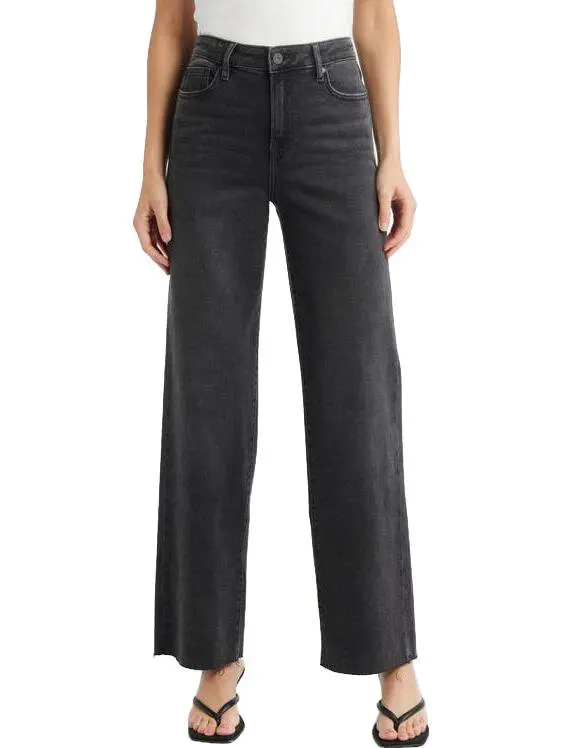 HIDDEN JEANS Wide Leg Dad Jeans - Grey