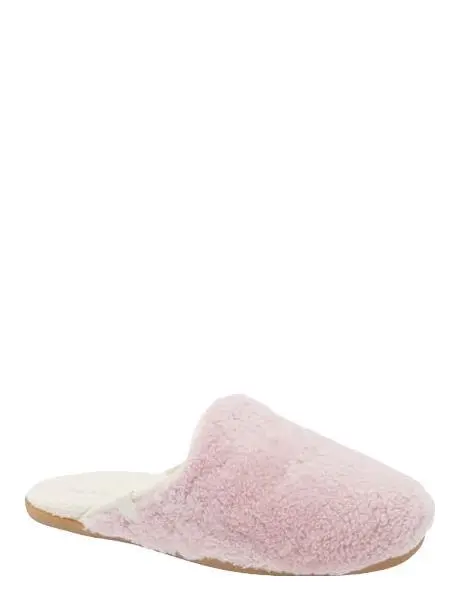Olukai Hale Slip-on Genuine Shearling Mule - Dusty Pink/tapa