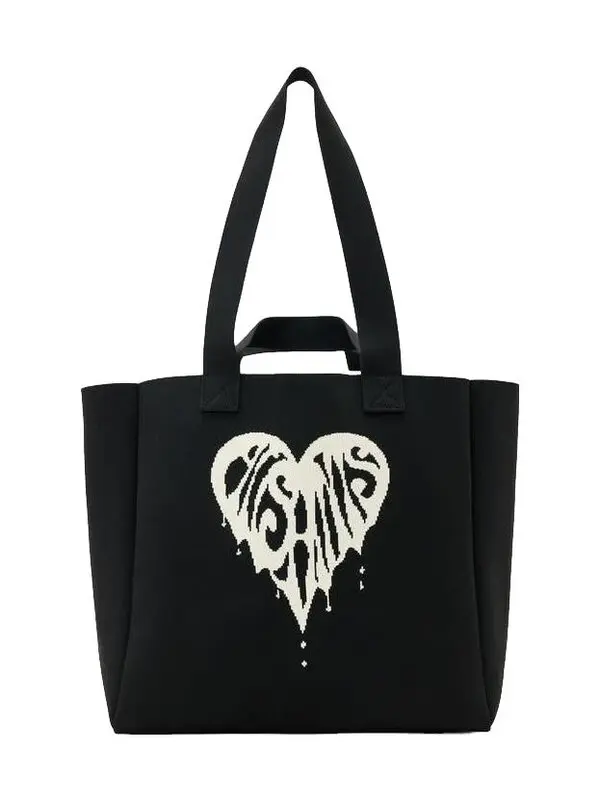 ALLSAINTS Izzy Heart Tote - Black