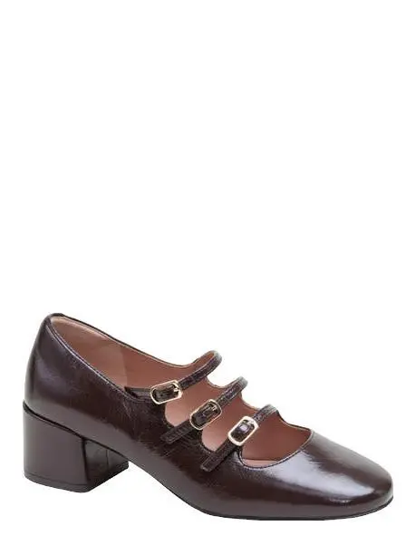 Linea Paolo Mariana Mary Jane Pump - Chocolate