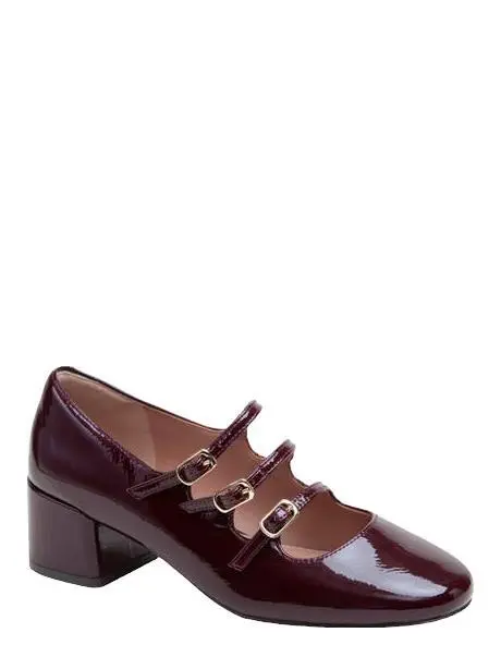 Linea Paolo Mariana Mary Jane Pump - Dark Burgundy