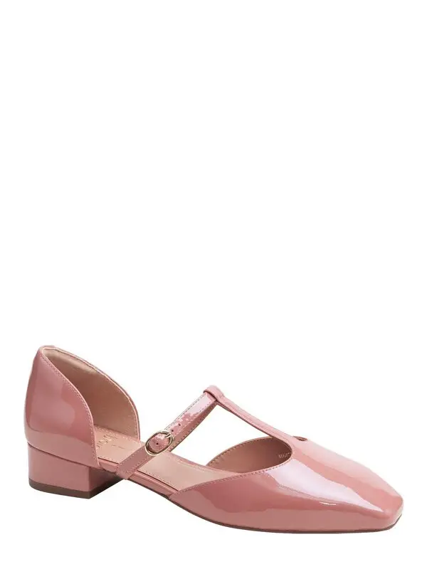 Linea Paolo Coralee Leather Mary Jane Pumps - Blush