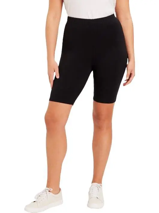 JUNE + VIE Classic Bike Shorts - Black