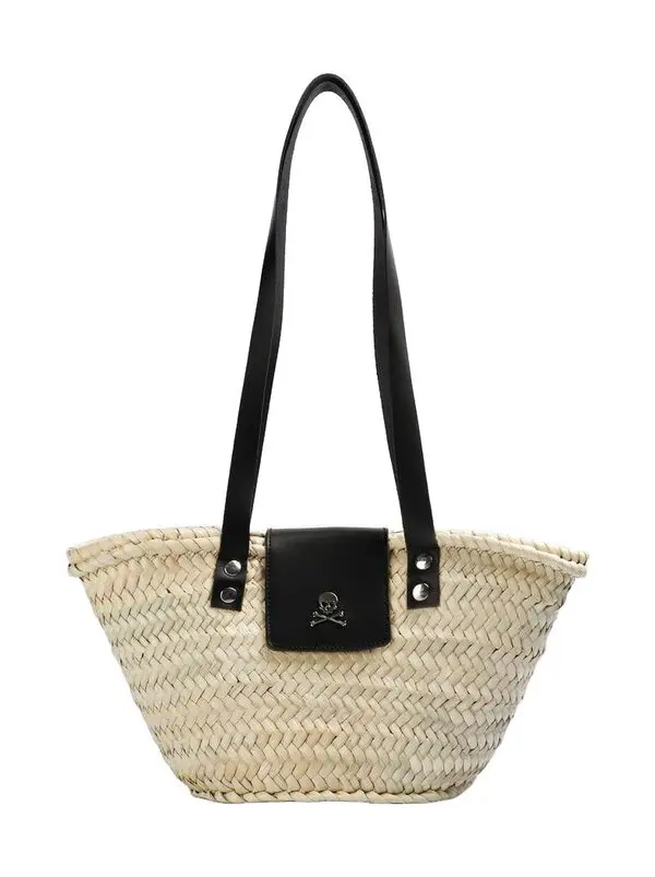 SCALPERS Mini Lola Raffia Bag - Black