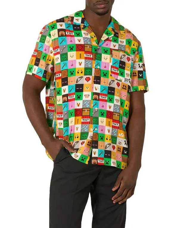 Opposuits Digital Check Camp Shirt - Miscellaneous