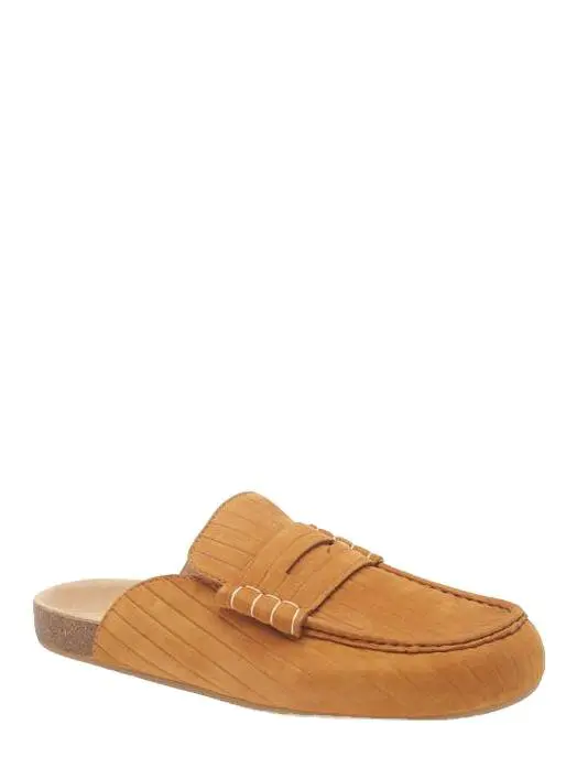 JW Anderson Stitch Penny Loafer Mule - Caramel 604