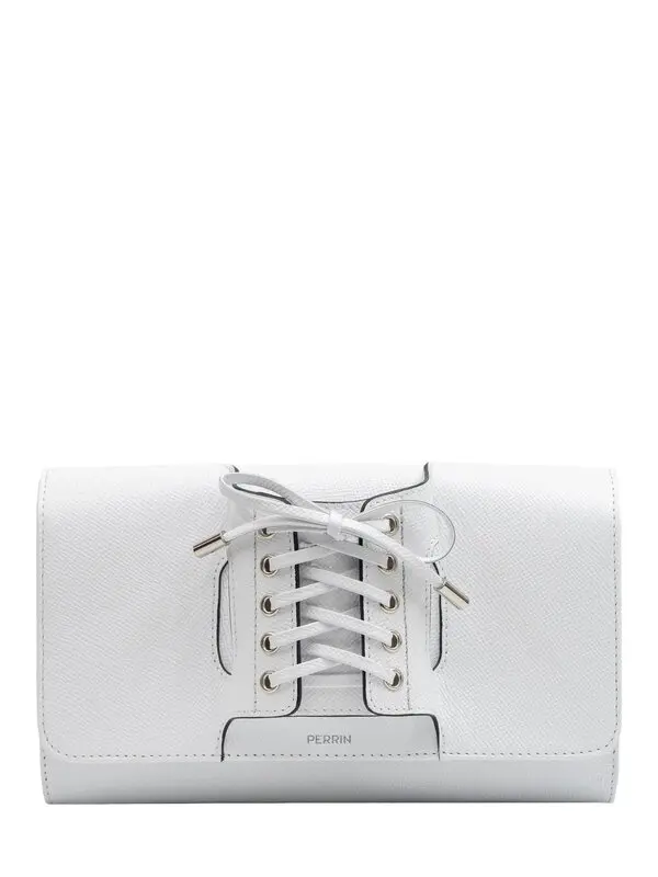 Perrin Corsette Clutch - White