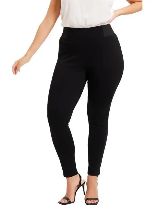 JUNE & VIE Formfit Pants - Black