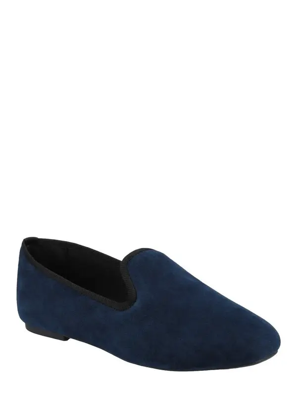 BIRDIES The Starling Suede Loafer - Navy Suede