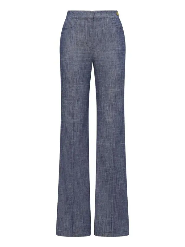 CALLAS MILANO Tonne High Rise Flared Jeans - Blue