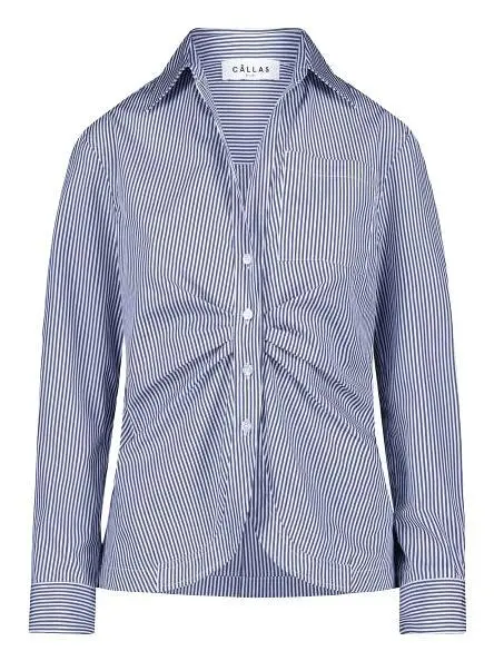 CALLAS MILANO Sierra Classic Striped Poplin Shirt - Blue