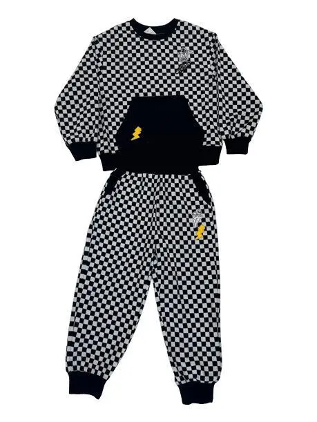 LOLA + THE BOYS Checker Astro Patch Set - Black