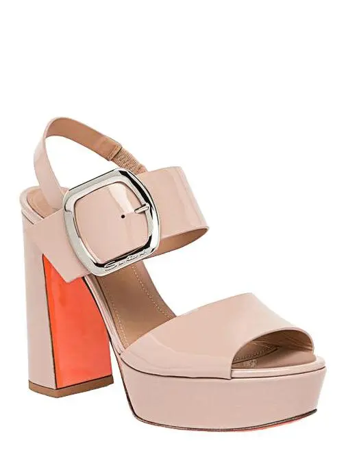 Santoni High-heel Platform Sandal - Pink