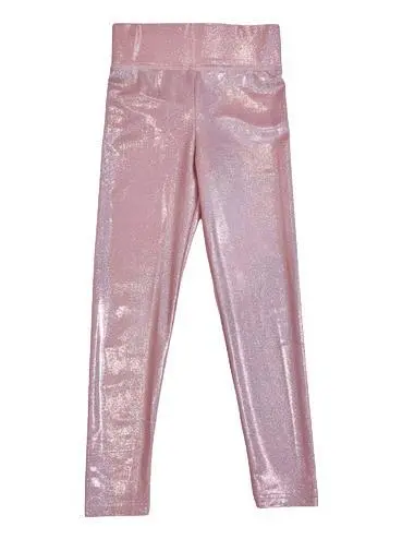 LOLA + THE BOYS Shimmer Leggings - Pink