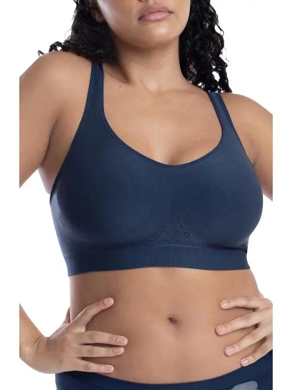 UNDEROUTFIT The Comfort Shaping Bra With Adjustable Straps - Navy