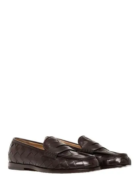 SCAROSSO Gerald Loafers - Dark Brown - Calf