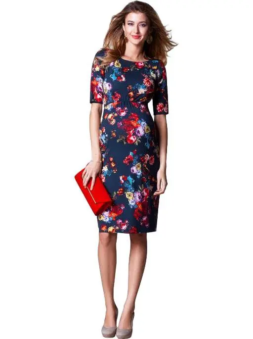TIFFANY ROSE MATERNITY Anna Shift Dress - Midnight Garden