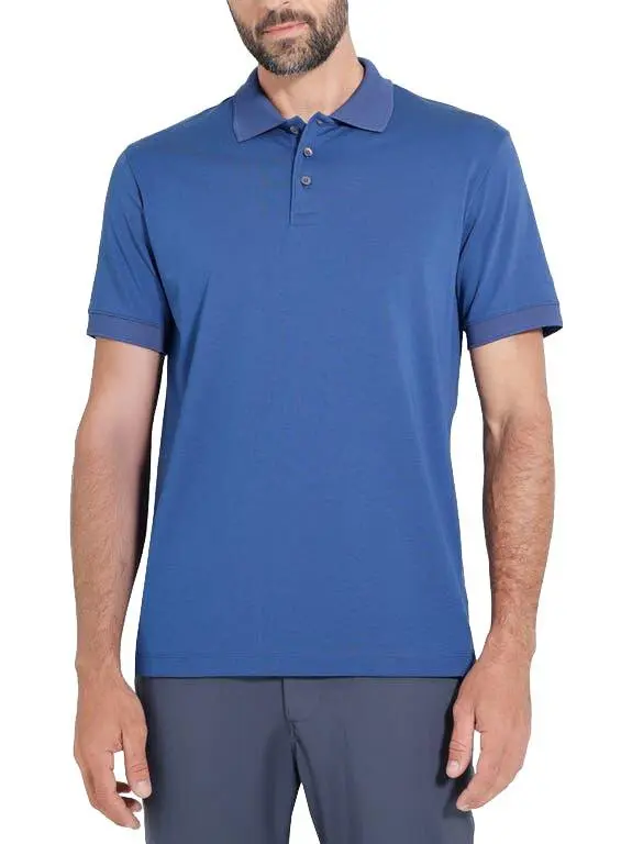 URBAN PERFORMANCE Pima Cotton Tech Polo With Uv Protection - Royal Blue