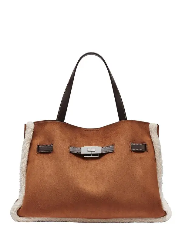 Dkny Bryar Large Satchel - Walnut