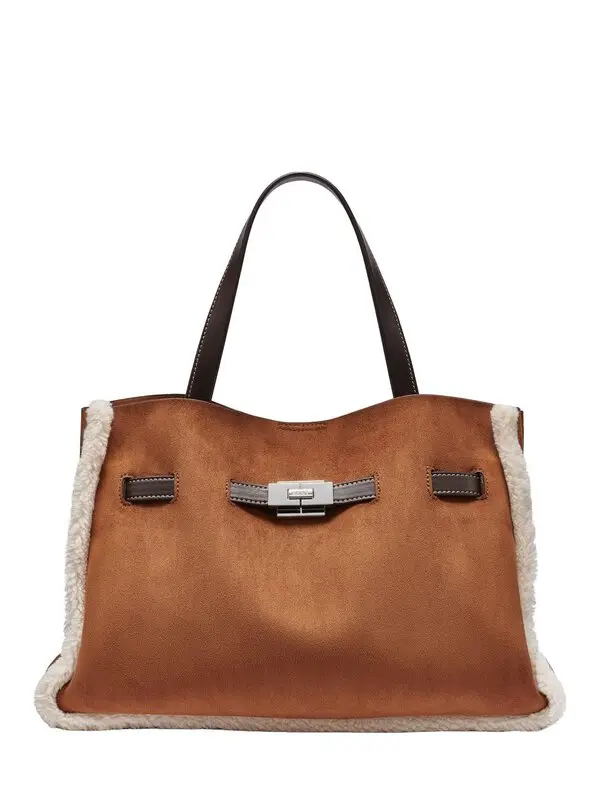 Dkny Bryar Large Satchel - Walnut