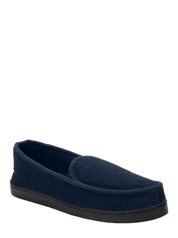 KINGSIZE Cotton Corduroy Slippers - Navy