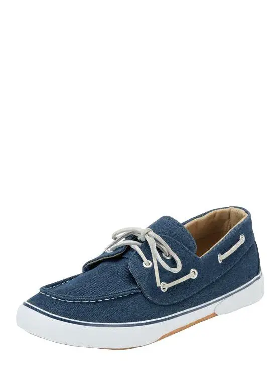 KINGSIZE Canvas Boat Shoe - Stonewash Denim