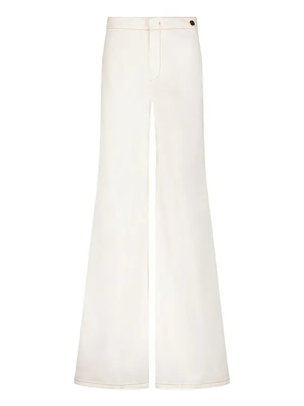 CALLAS MILANO Jane Flare Leg Trouser - White