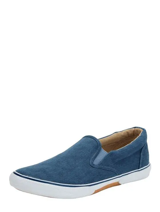 KINGSIZE Canvas Slip-on Shoes - Stonewash Navy