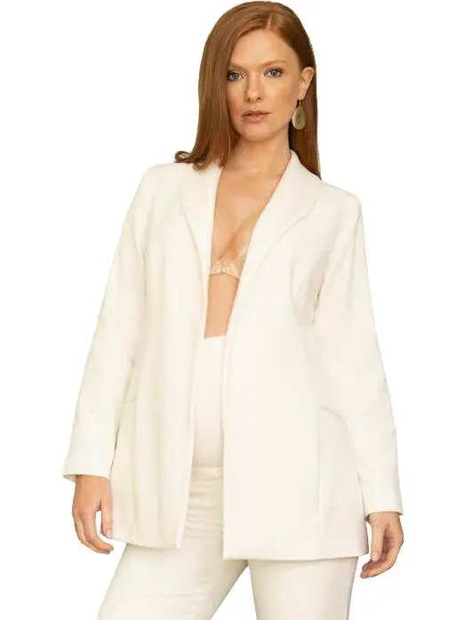 TIFFANY ROSE MATERNITY Mya Soft Tailored Jacket - Ivory