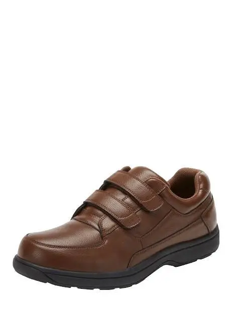 KINGSIZE Leather Walking Shoe - Brown