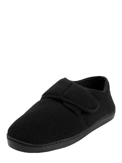 KINGSIZE Adjustable Fleece Slippers - Black
