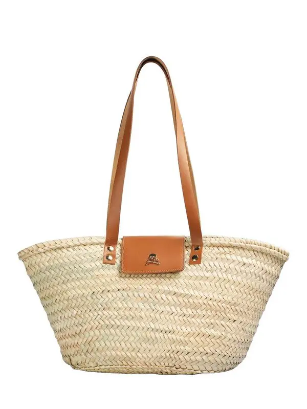 SCALPERS Lola Raffia Bag - Brown