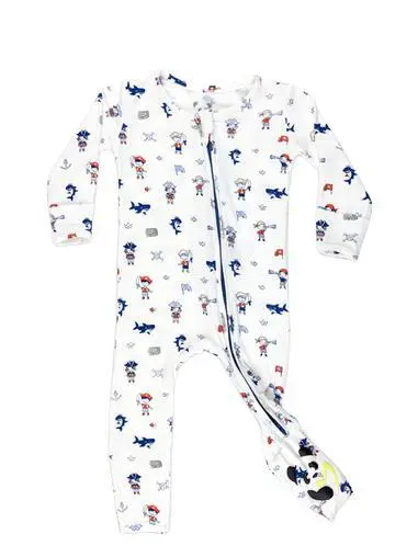 BELLABU BEAR Baby Convertible Footie - Pirate