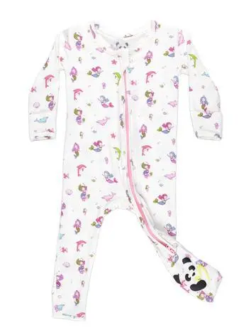 BELLABU BEAR Baby Convertible Footie - Mermaid