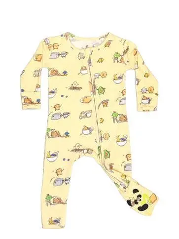 BELLABU BEAR Baby Convertible Footie - Love You Brunches