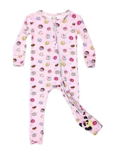 BELLABU BEAR Convertible Footie - Pink Donut
