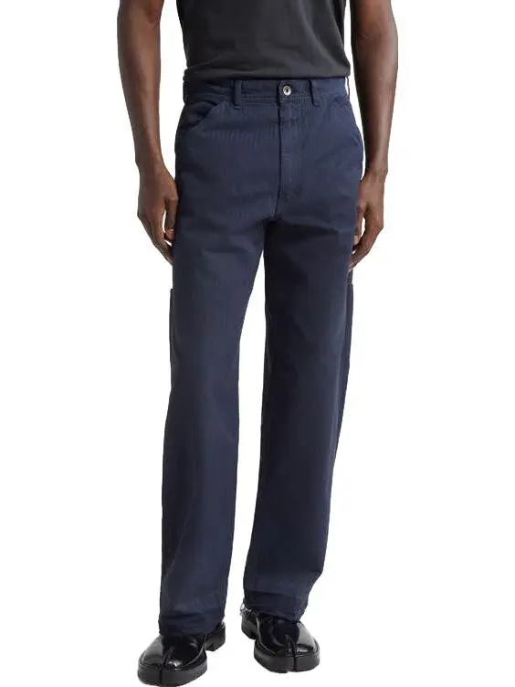 MAISON MARGIELA Straight-leg Carpenter Jeans - Stone Washed Navy