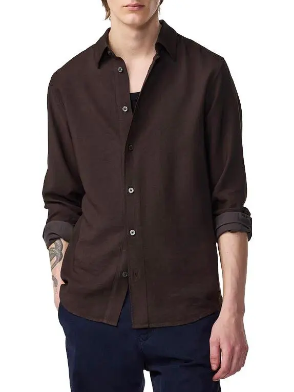 Nn07 Colby 5027 Button-up Shirt - Dark Army
