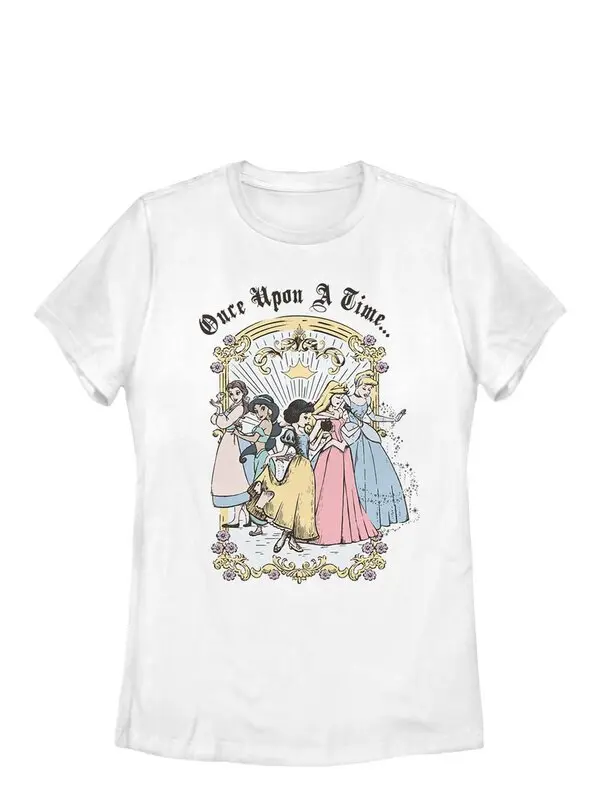 Disney Classic Once Upon A Time Graphic T-shirt - White
